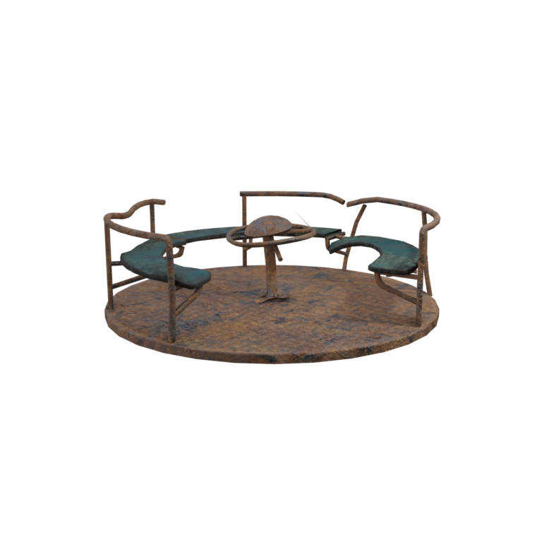 Playground Roundabout / Carousel / Merry-go-round - 3D Babylon - 3D ...