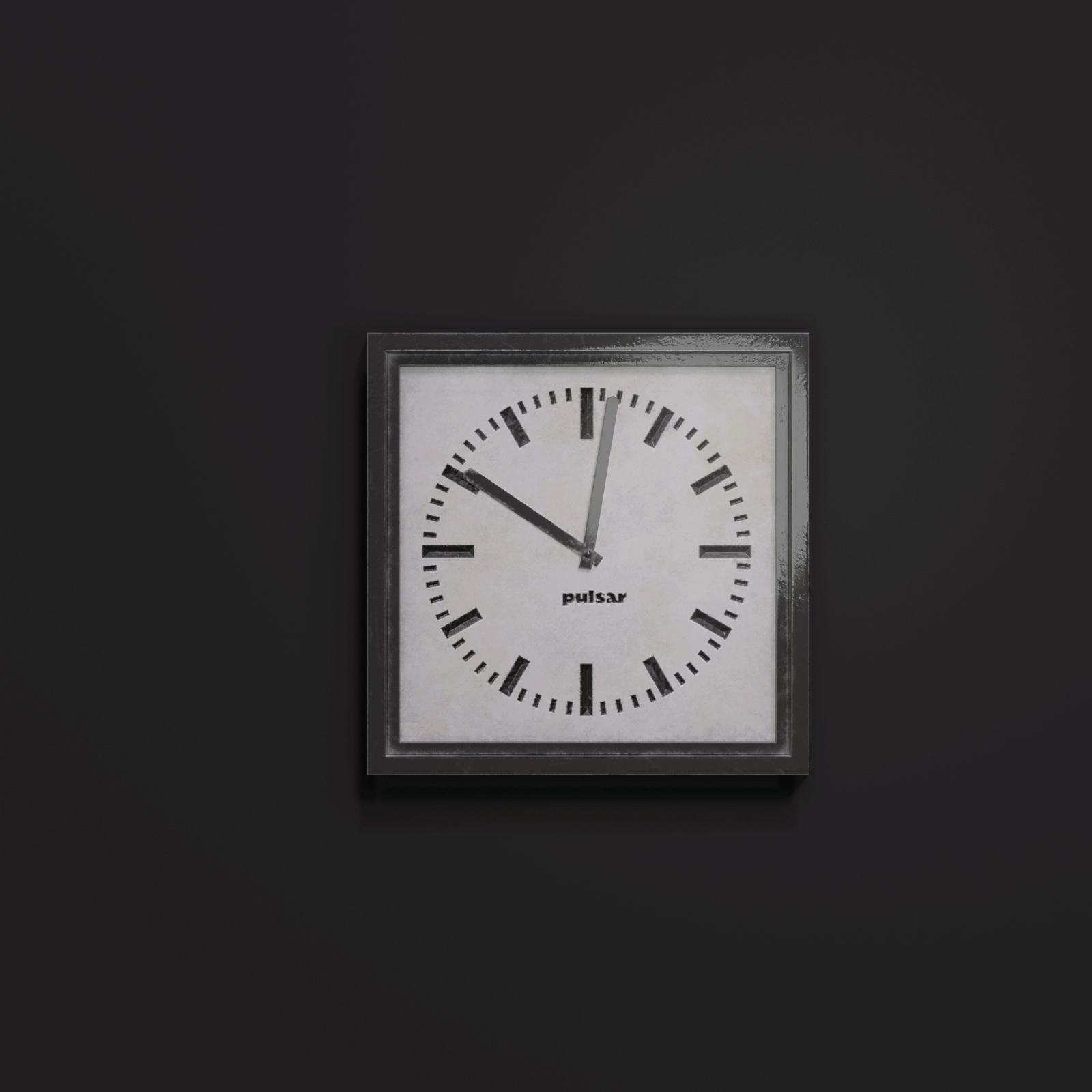 Low Poly Wall Clock Soviet Decor Game Ready 3D Model - 3D Babylon - 3D ...