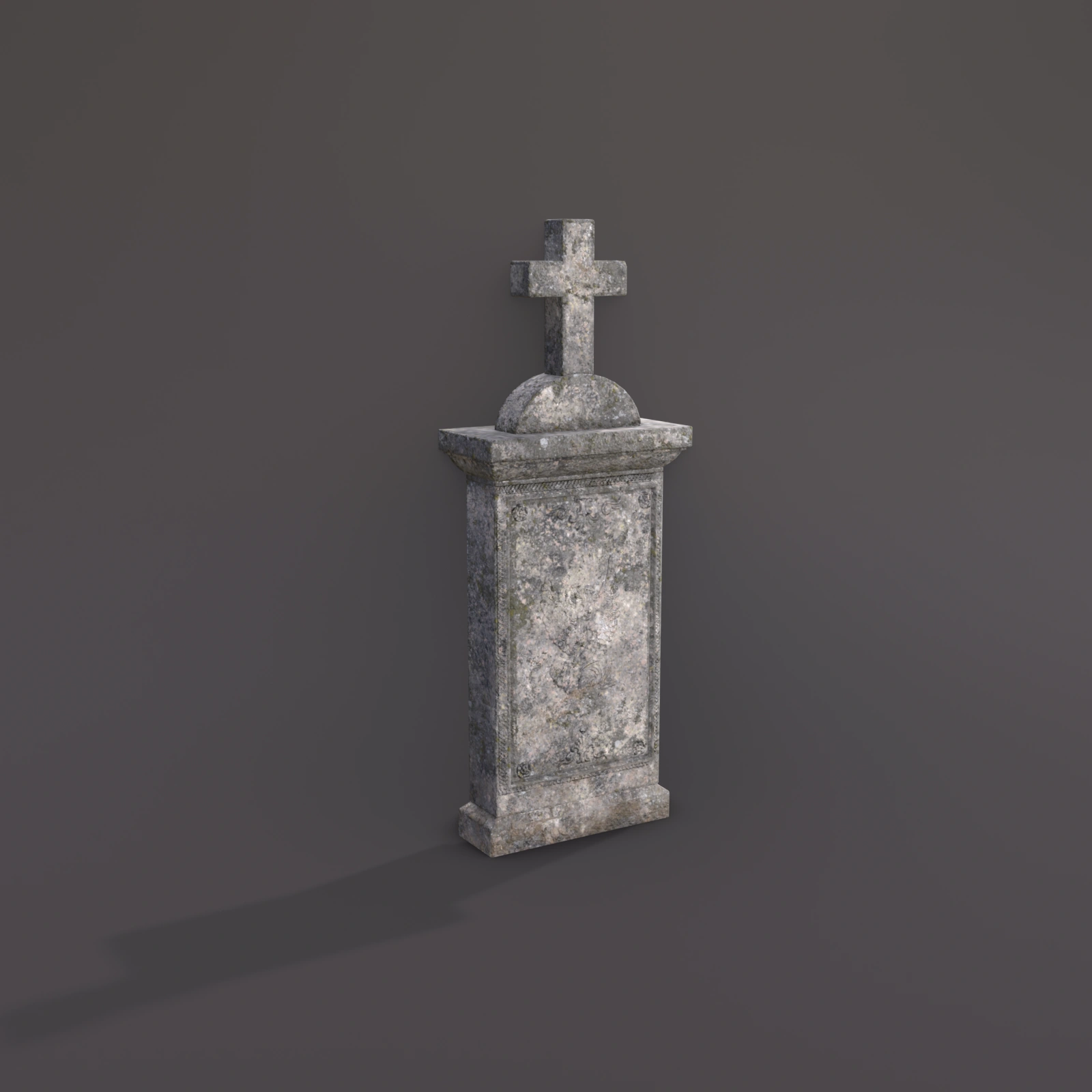 Cemetery Cross Grave 3D Model (v8) - Low Poly Game Ready Asset - 3D Babylon - 3D Models | Game ...
