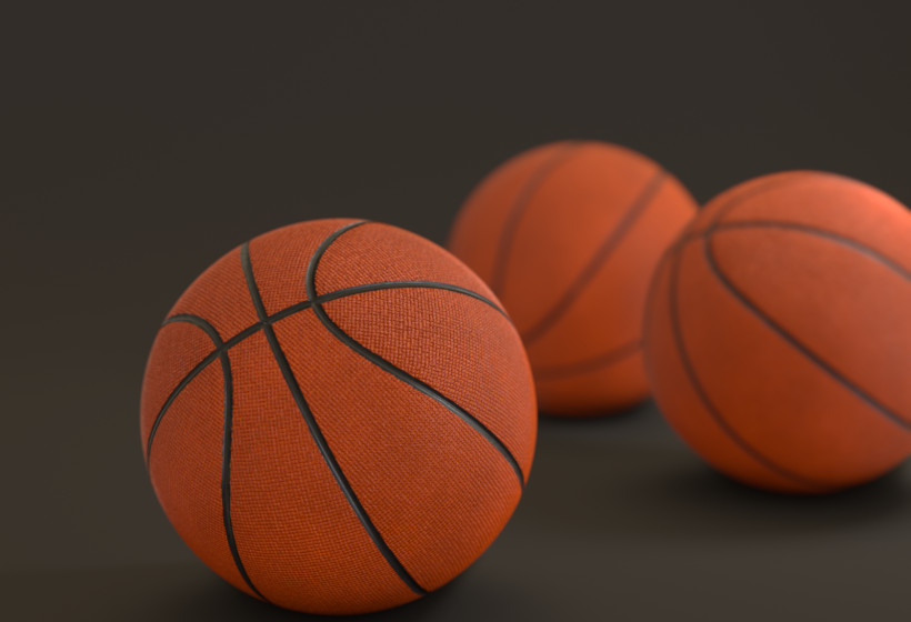 Basketball 3D Model Low Poly Game Ready - Blender Cryengine Unreal